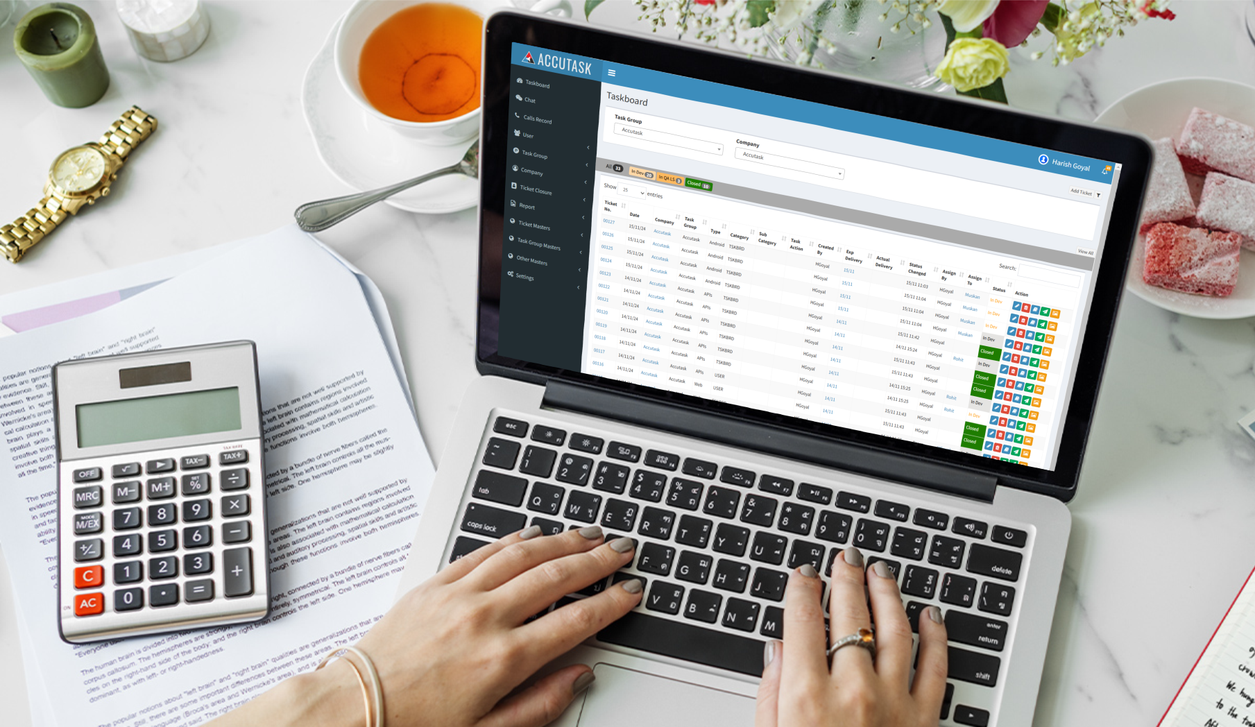 AccuTask PRO - Taskboard